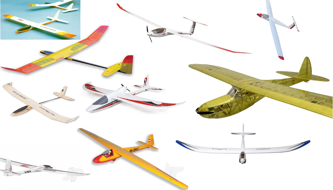 Remote Control & Free Flight Model Gliders – Sussex Model Centre