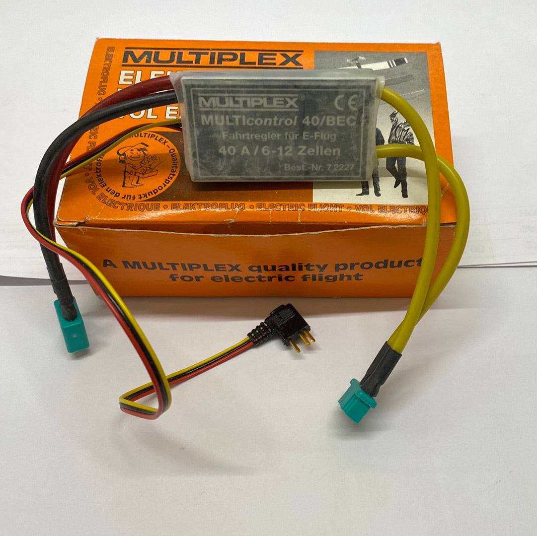 Multiplex Nimh 40amp ESC with MPX Connectors (6-12 cells) (MPX2 ...