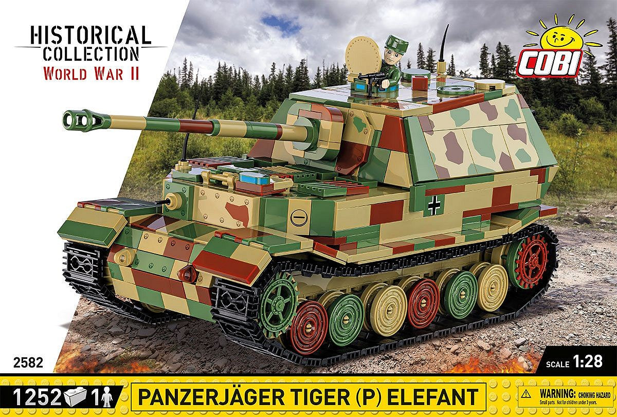 Cobi 1/28 Panzerjäger Tiger (P) Elefant 2582 – Sussex Model Centre