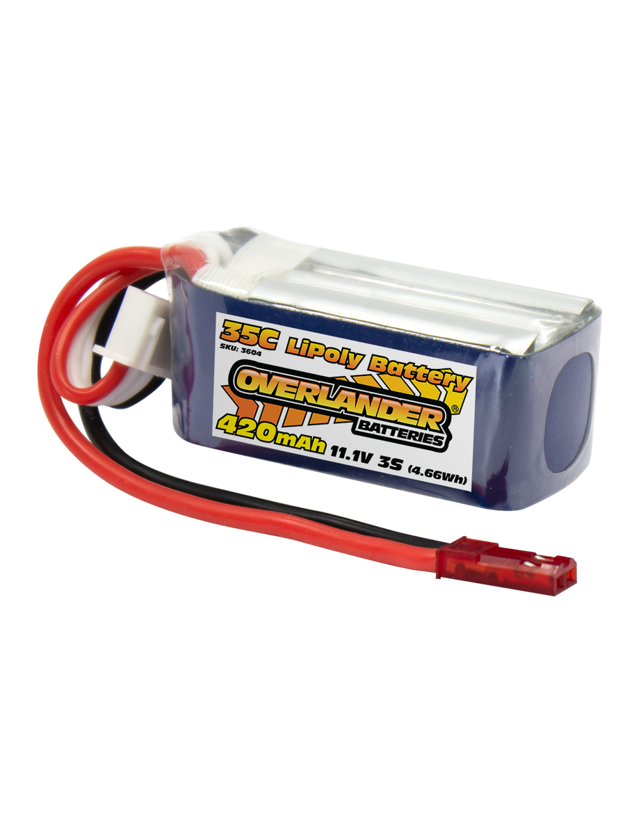 Overlander 420mAh 11.1V 3S 35C Supersport Pro LiPo Battery - SECOND HA ...