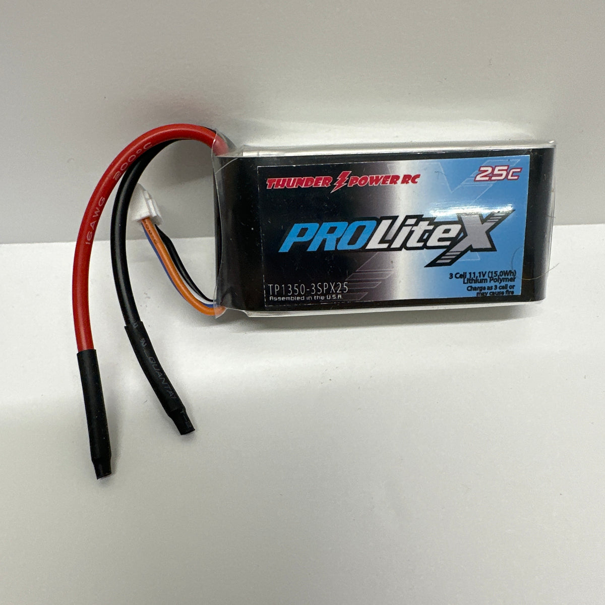 Thunder Power Lipo 11.1V 3 cell 1350mah 25C – Sussex Model Centre