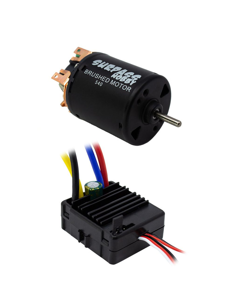 Overlander 17T Rocket RC 540 Brushed Motor + 60A ESC for Crawler ...