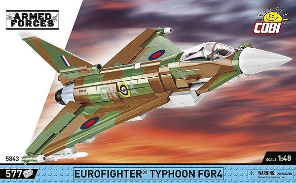 COBI RAF TYPHOON FGR4 GINA 576 PCS ARMED FORCES 5843 – Sussex Model Centre
