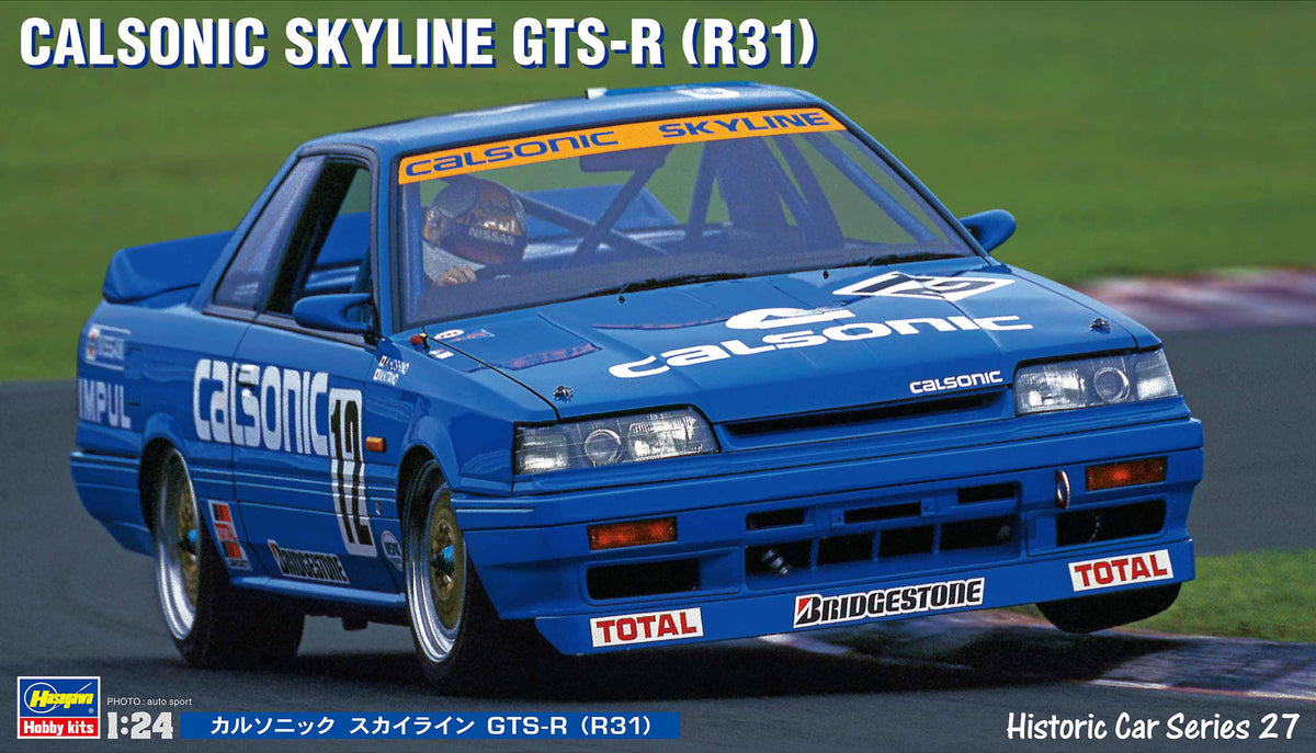 Hasegawa Model Kits - 1:24 Calsonic Skyline GTS-R (R31) Kit – Sussex ...