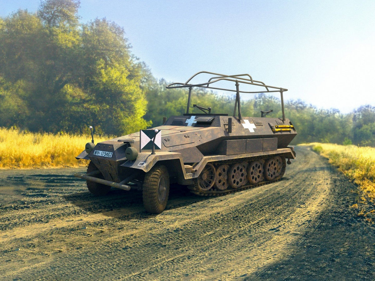 Sd.Kfz.251/6 Ausf.A WWII German Armoured Command Vehicle – Sussex Model ...