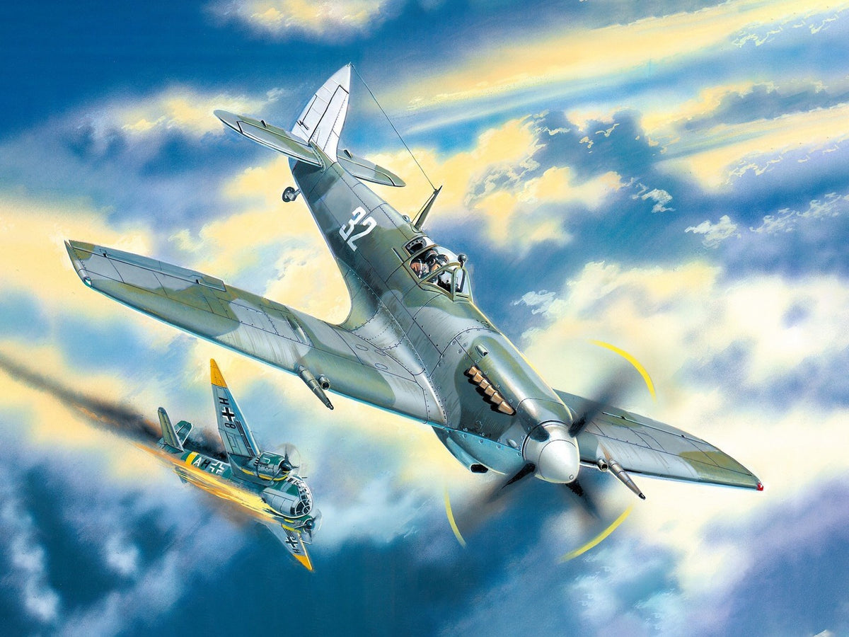 Spitfire LF.IXE WWII Soviet Air Force Fighter Plane – Sussex Model Centre