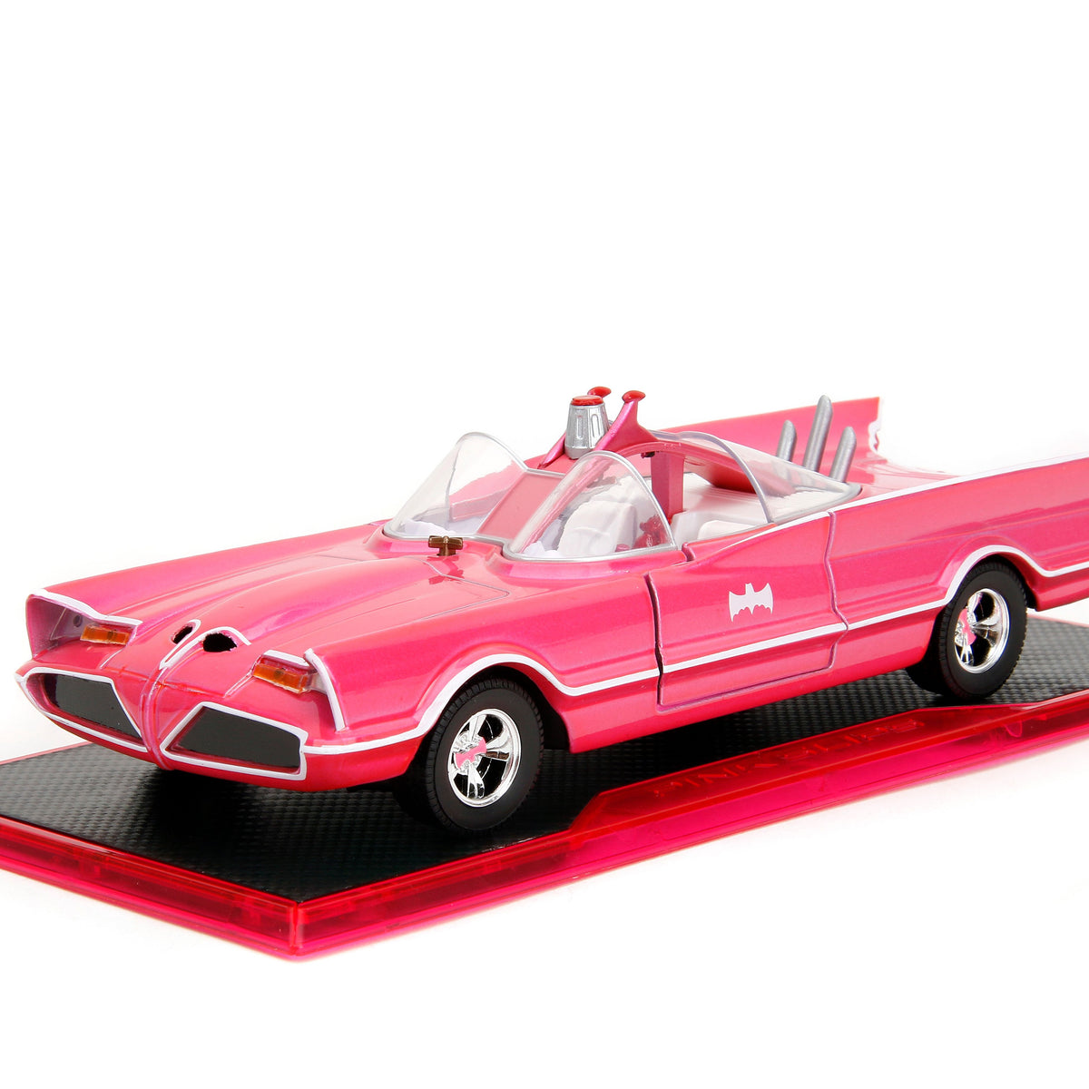 Jada Die Cast Collectables - 1:24 Pink Slips 1966 Batmobile - Candy Pi ...