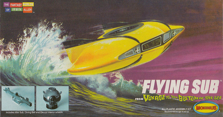 Moebius Models Model Kits - Mini Flying Sub from Voyage to the Bottom ...