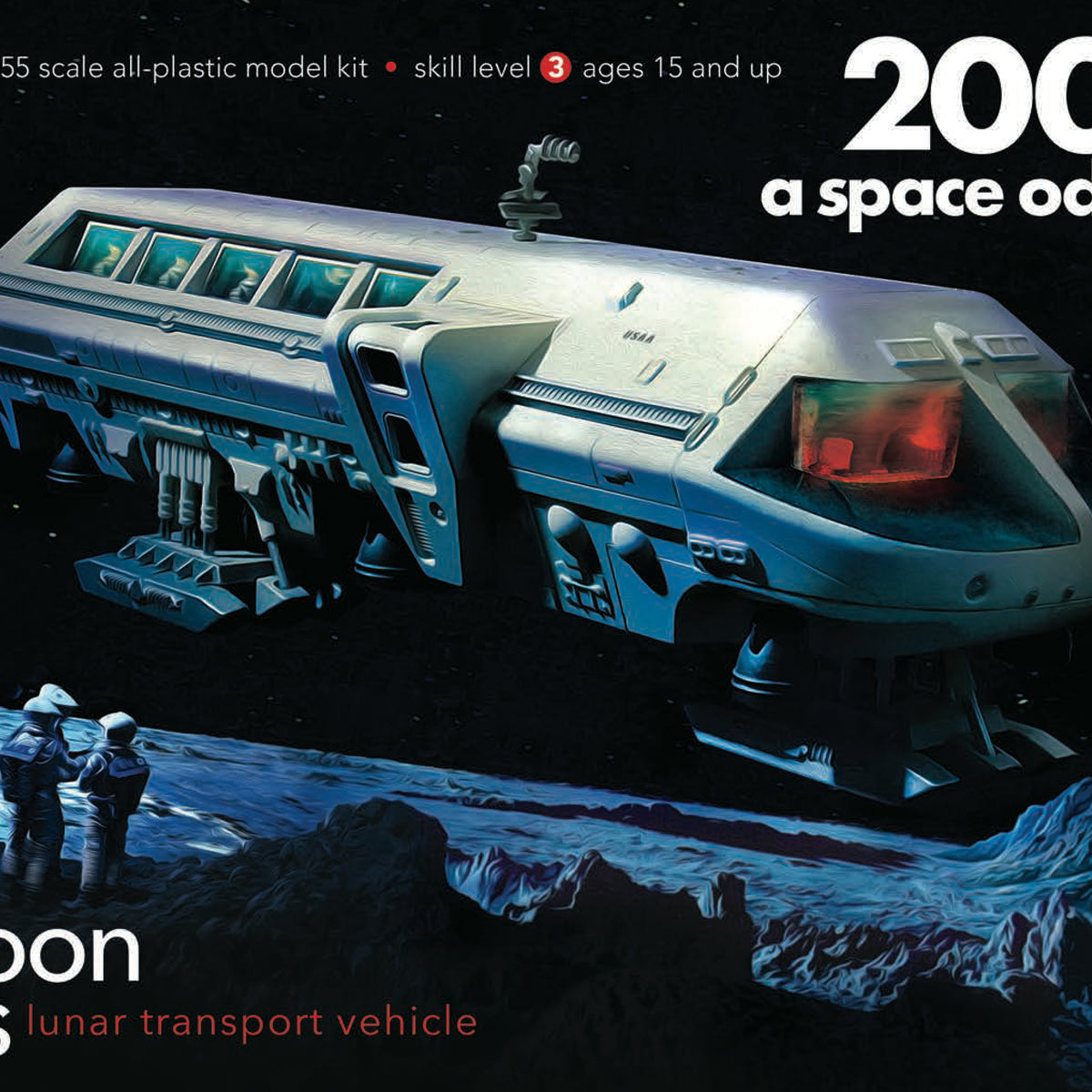 Moebius Models Model Kits - 1:55 2001: A Space Odyssey Moon Bus Kit MM ...