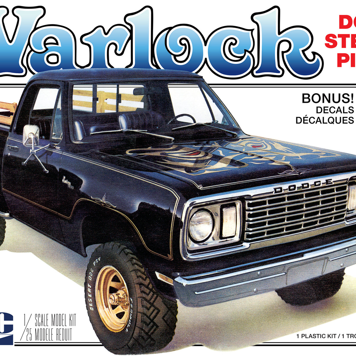 MPC Model Kits - 1:25 1977 Dodge Warlock Pickup Truck Kit – Sussex ...