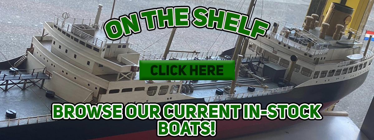 Model speed boats, ships, scale static ships – Sussex Model Centre