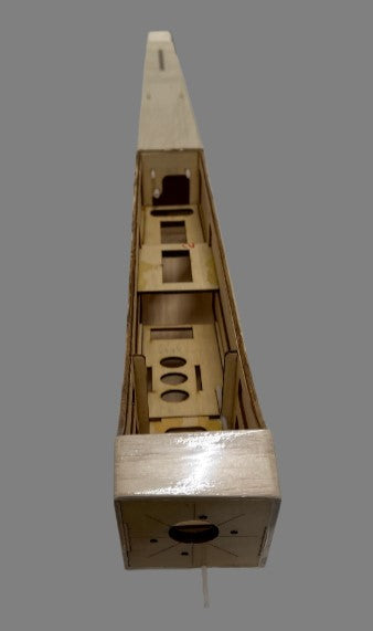 Wot 4 E Style balsa built fuselage and covered in clear film – Sussex ...