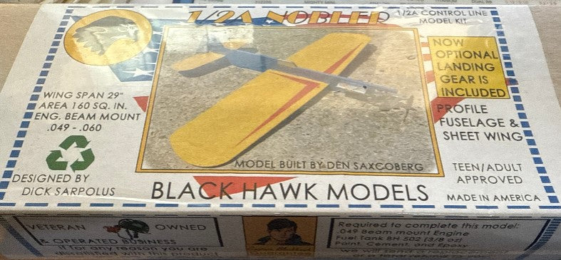 Nobler 1/2A Control Line Kit by Black Hawk Models – Sussex Model Centre