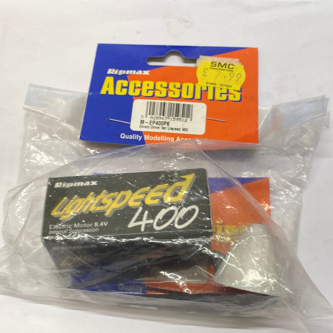 Ripmax Direct Drive Set -Lite Speed 400 Brushed motor and 6x3 folding ...