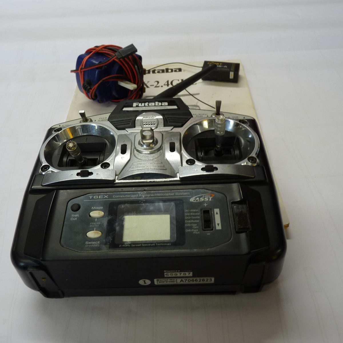 Futaba 6EX 2.4ghz Transmitter with FrSky 6ch Receiver - SECOND HAND ...