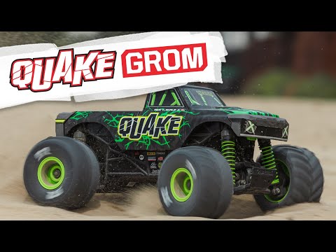 ARRMA 1/16 QUAKE GROM 4X4 RTR Monster Truck Green – Sussex Model Centre