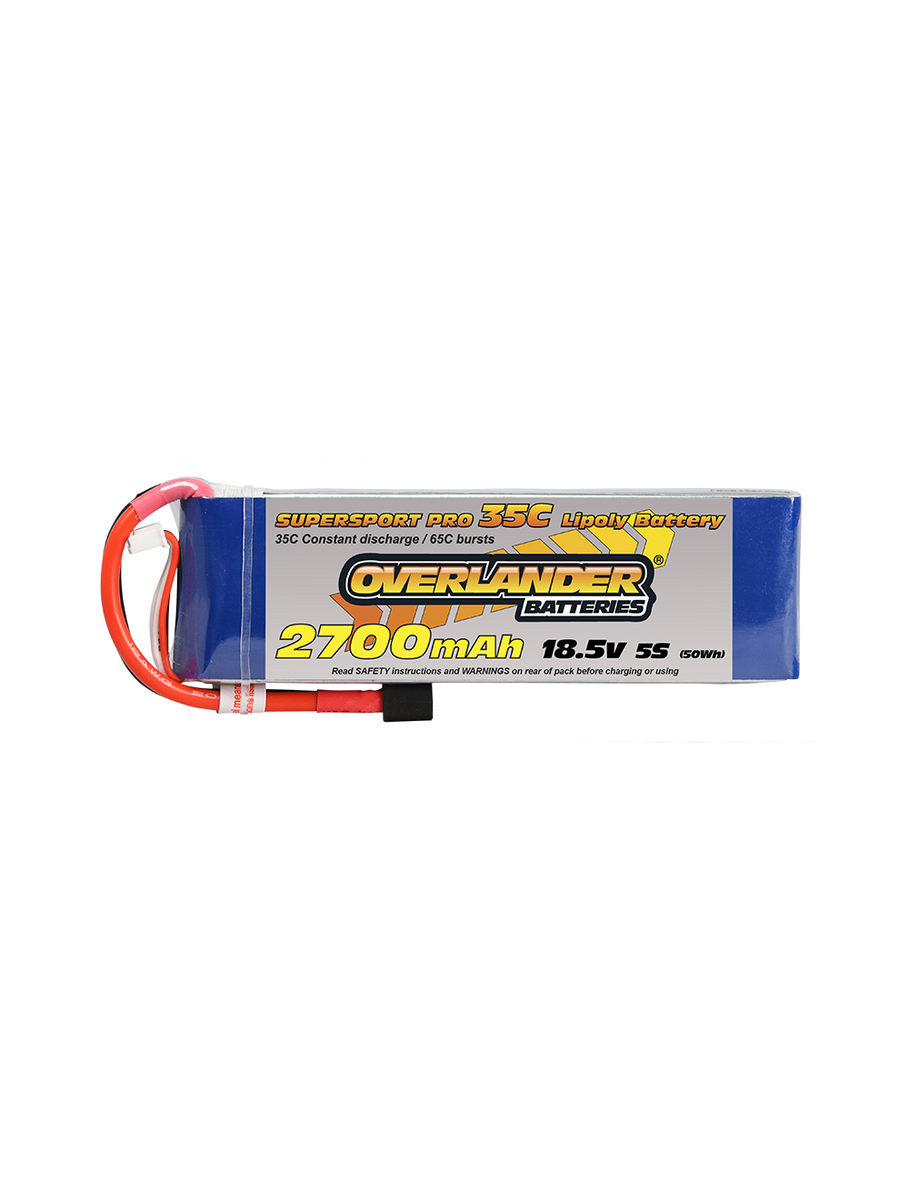 2700mAh 18.5V 5S 35C Supersport Pro LiPo Battery – Sussex Model Centre