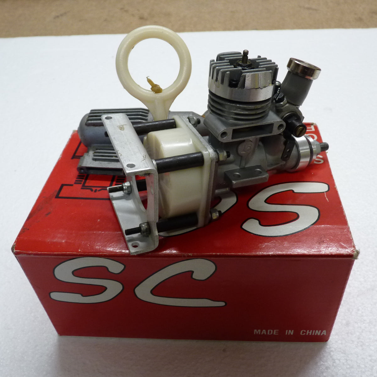 SC 15AX Aero Pull Start Engine with Silencer and metal motor mount wit ...