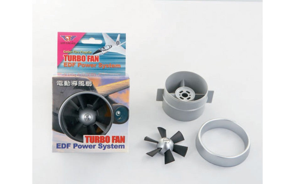 SF 68mm Turbo Ducted Fan unit only ( suits motor with shaft 2.3mm) 6 B ...
