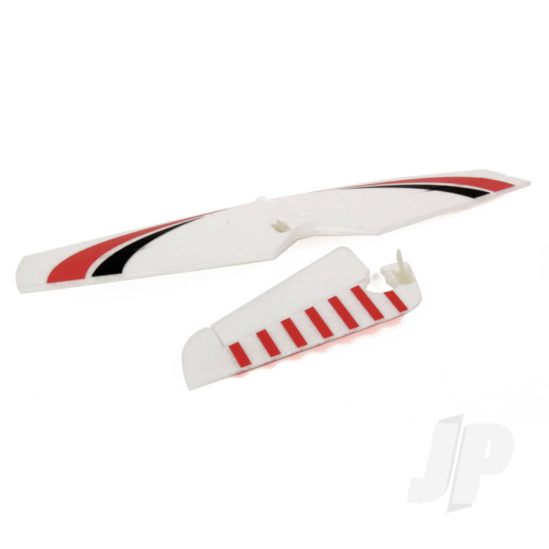 Rear Horizontal and Vertical Stabilizers (Alpine) – Sussex Model Centre