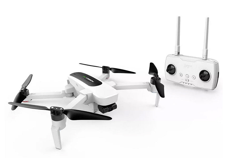 HUBSAN ZINO FOLDING DRONE 4K W/EXTRA BATTERY CHARGER PROPELLERS AND CA ...