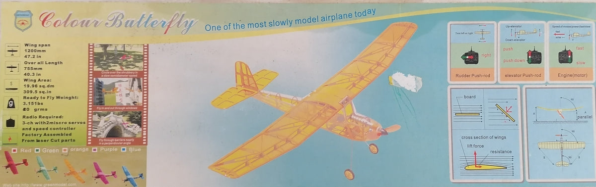 J Perkins Colour Butterfly Almost ready to fly – Sussex Model Centre