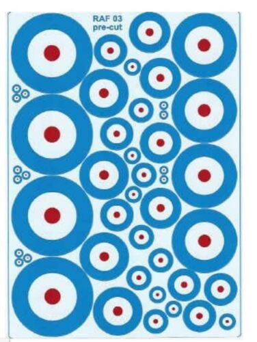 Becc RAF Roundel Vinyl Decals Type A (Multi sheet) – Sussex Model Centre