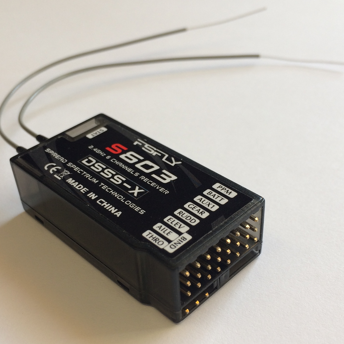 FSFly S603 6 Channel DSSS-X Receiver (Spektrum Compatible) – Sussex ...