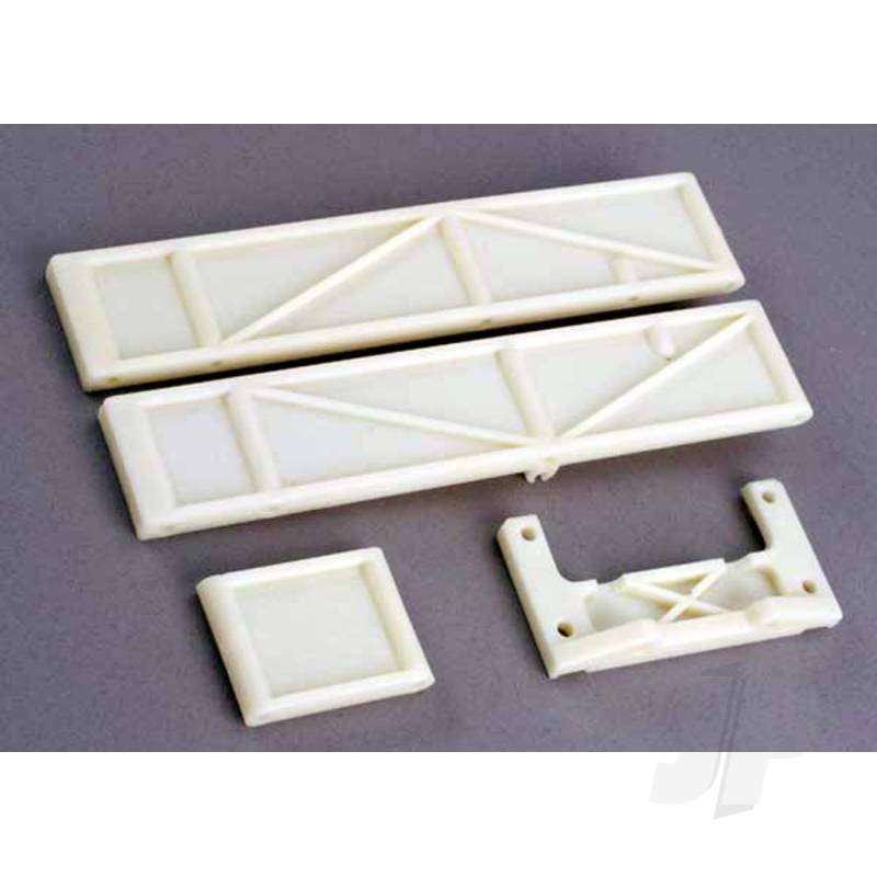 Battery box set (2-sides / 1-front / 1-rear battery box connector ...