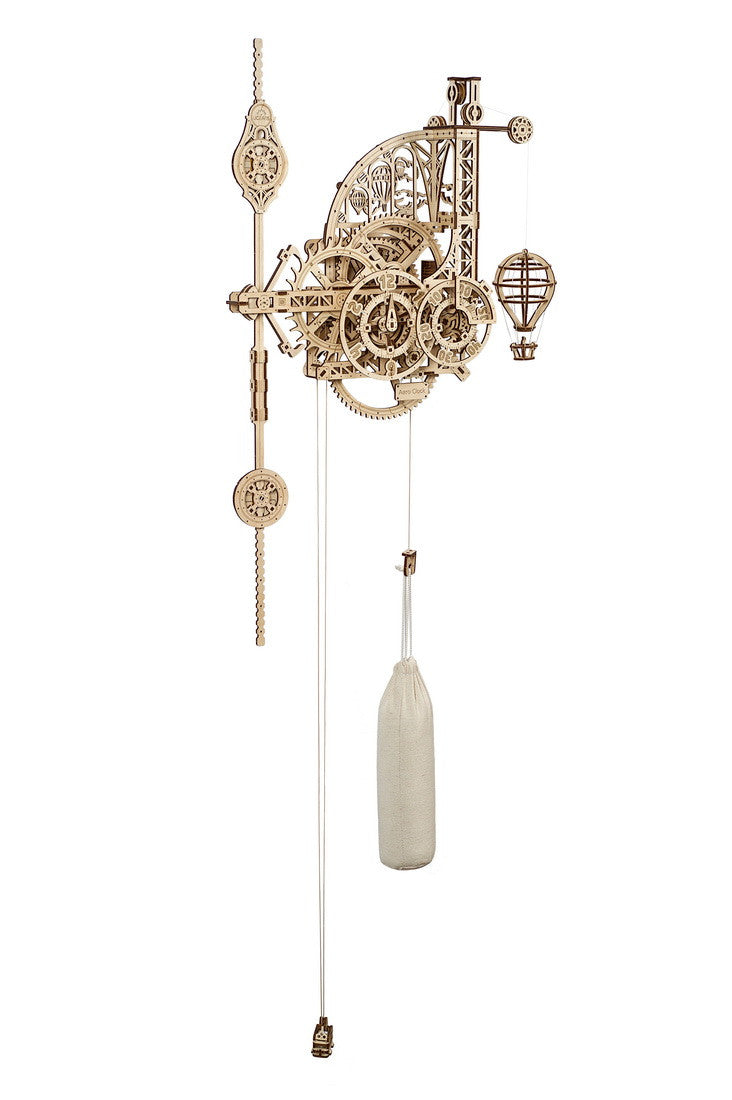 Ugears Model AERO CLOCK with Pendulum - Laser Cut 3D wood kit – Sussex ...